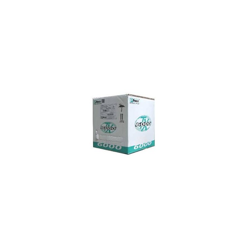 Bobina CAT 6 Panduit Azul 305m 12kgs, Polyvinyl, lszh, awg23.
