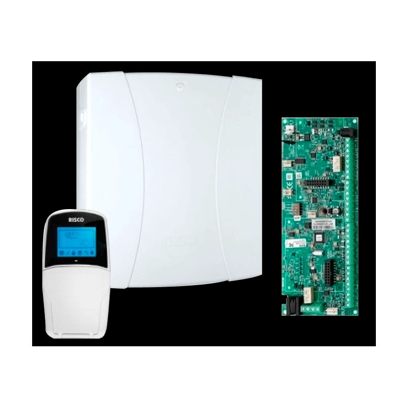 Alarma Risco Lightsys, Cableada 8 Zonas Expandib 48zonas, Teclado ...